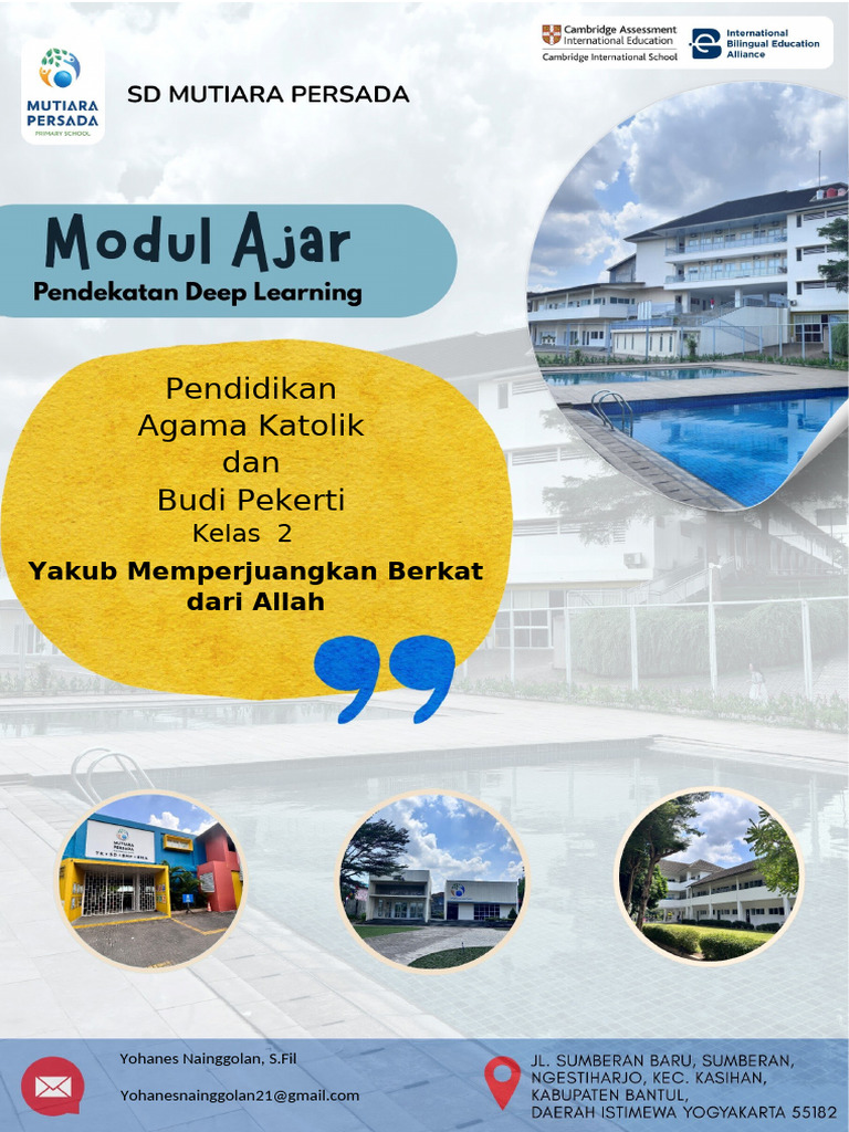 Modul PAKAT Kelas 2: Yakub dan Iman | PDF