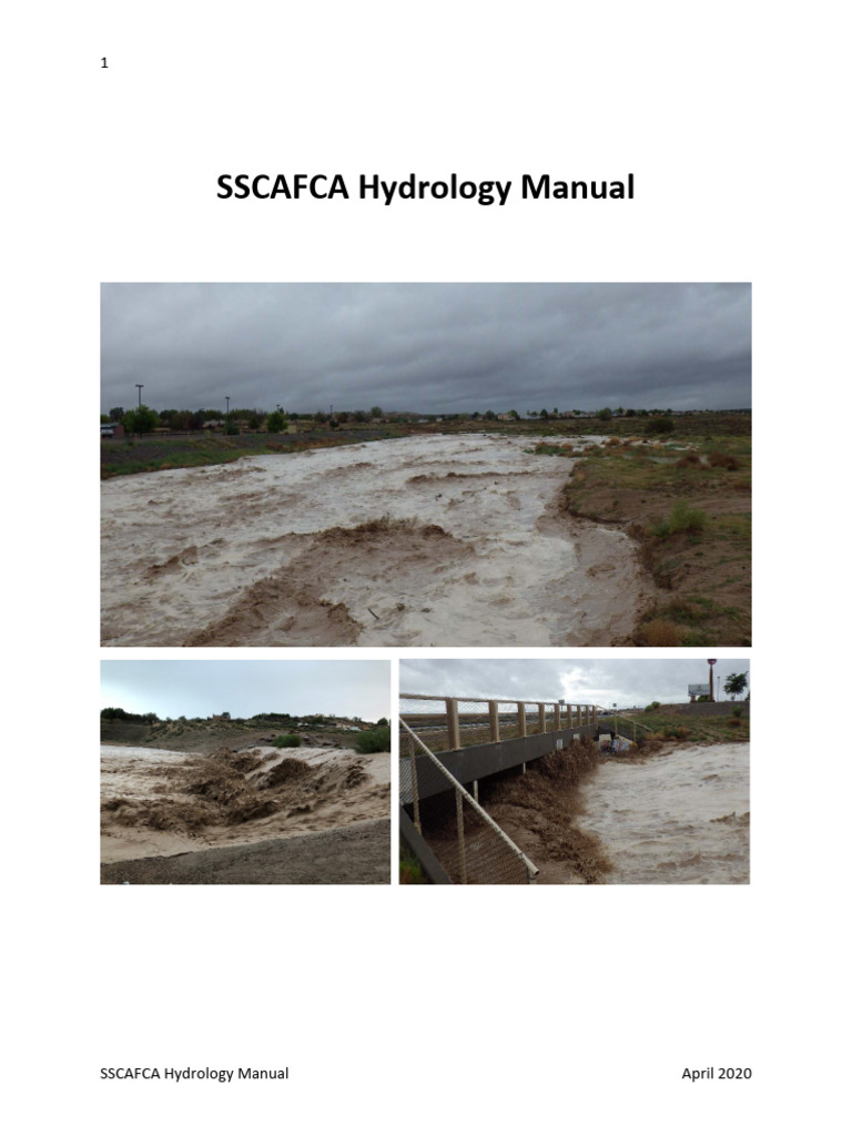 SSCAFCA Hydrology Manual Apr 2020 | PDF | Surface Runoff | Flood