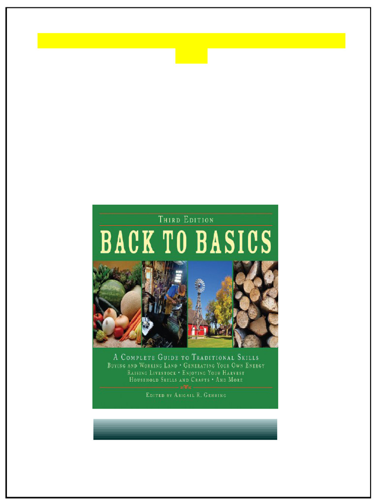 Back To Basics 3rd Edition Abigail Gehring Download Full Chapters | PDF