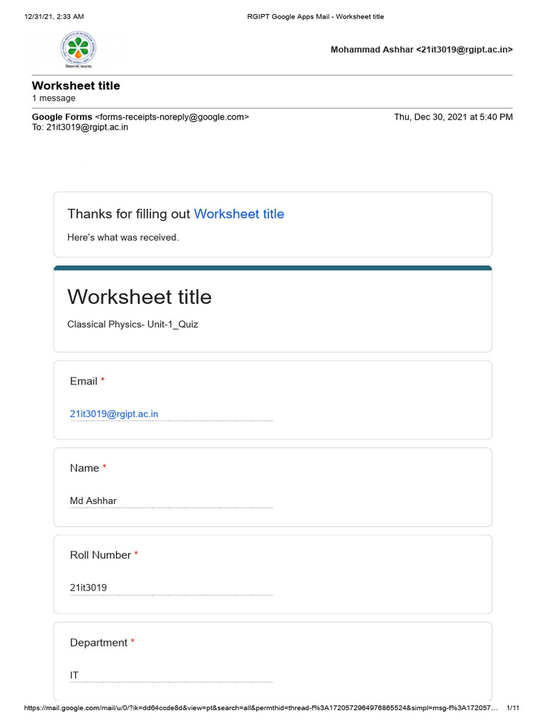 Quiz-1 | PDF | Theoretical Physics | Mathematical Physics