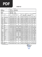 Crew and Passenger List Template | PDF