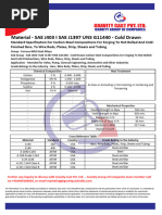 Datasheet For Steel Grades Carbon Steel Sae j403 | PDF | Rolling ...
