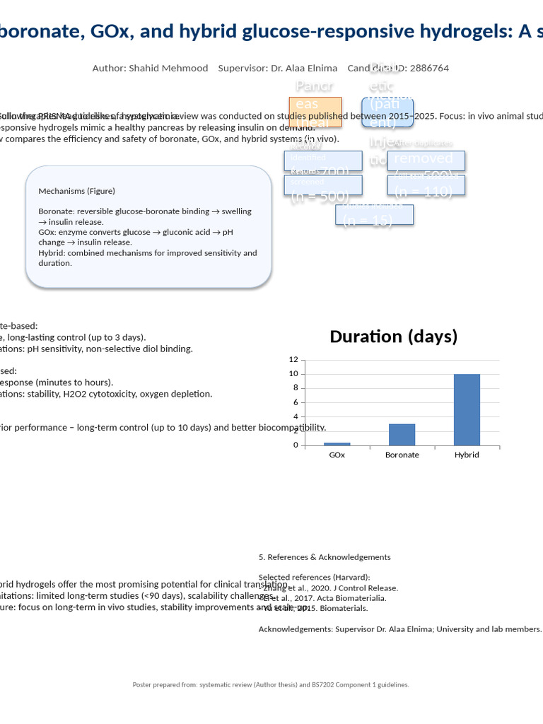Editable Glucose Hydrogel Poster A4 | PDF | Insulin