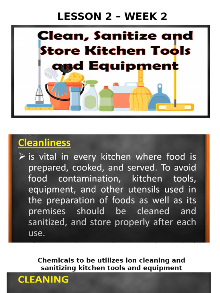 Kitchen Cleaning Chemicals Guide | PDF