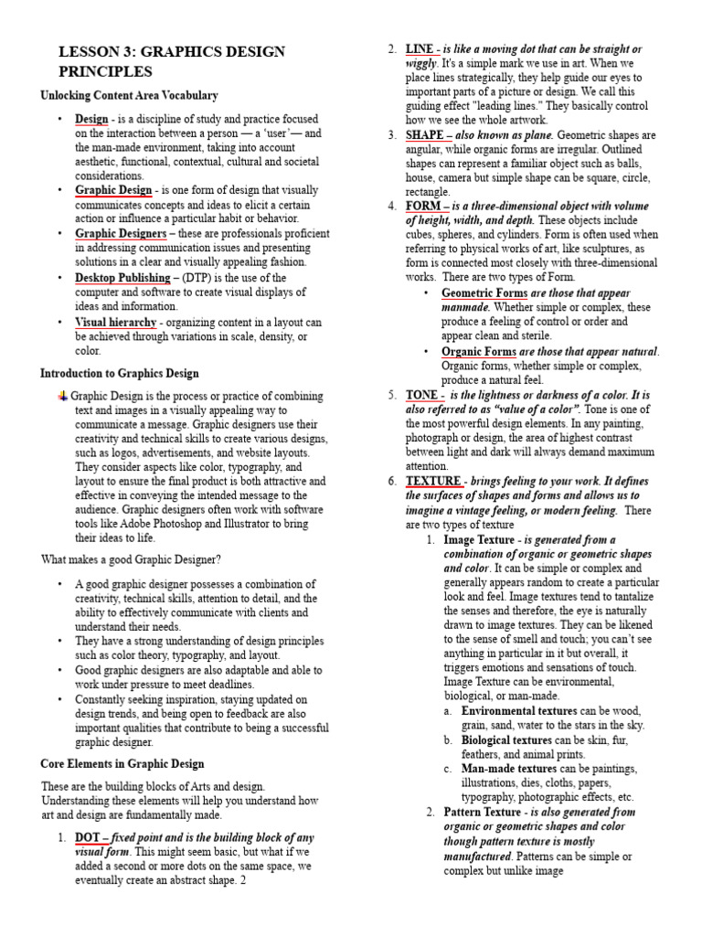 Lesson 3 Lecture (6) (Edited) | PDF | Typefaces | Typography