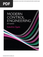 Ogata Modern Control Engineering PDF | PDF | Control Theory | Systems ...