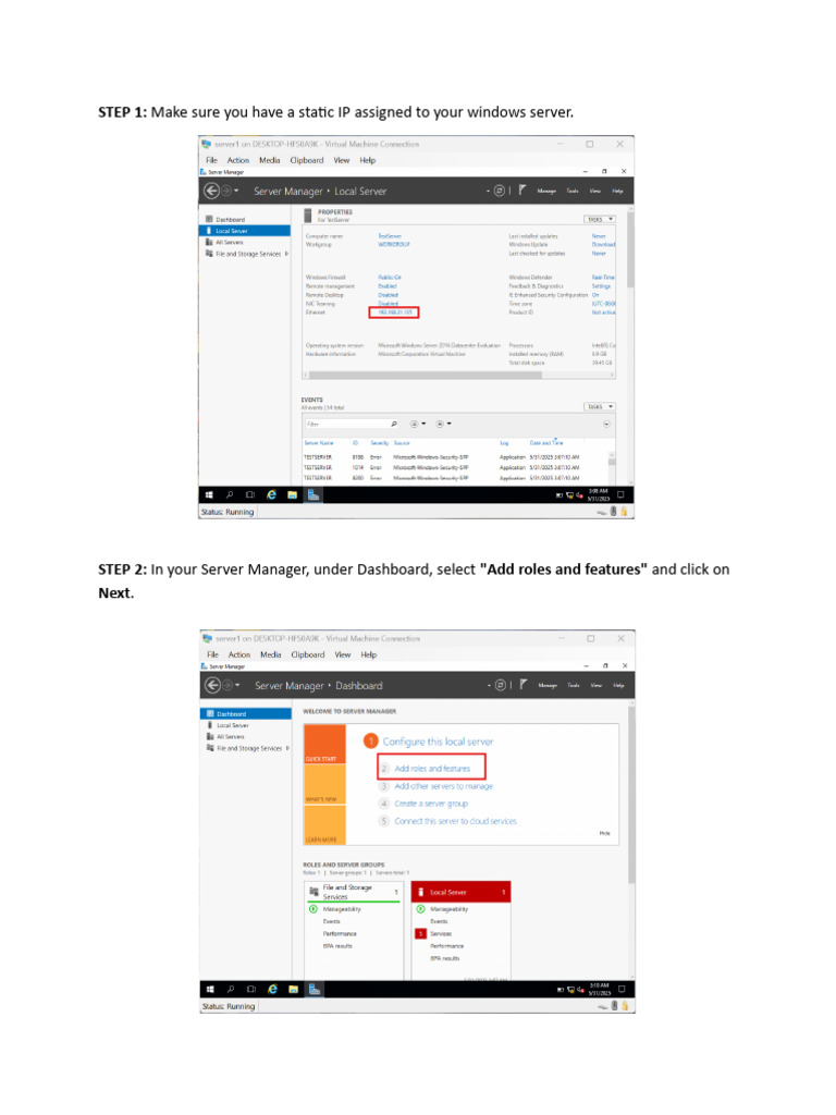Step-by-Step AD DS Installation Guide | PDF