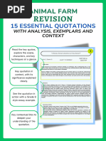 Chapter 1 - Old Major's Speech | PDF | Rhetoric