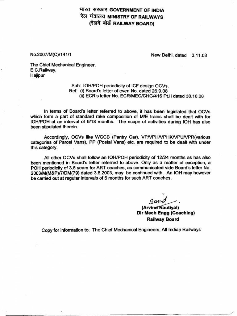 IOH of ICF OCVs | PDF