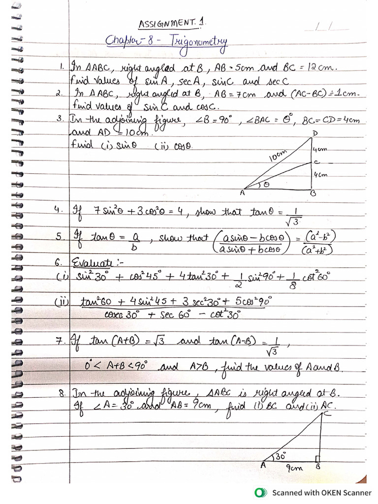 Trigonometry 1 | PDF