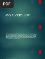 IPC Vs BNS Chronological Comparison | PDF