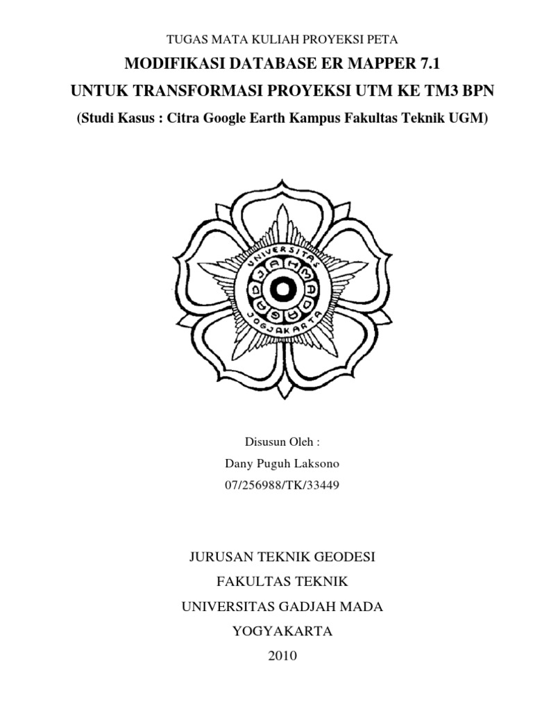 Tugas Proyeksi Peta3 - Paper Akhir | PDF