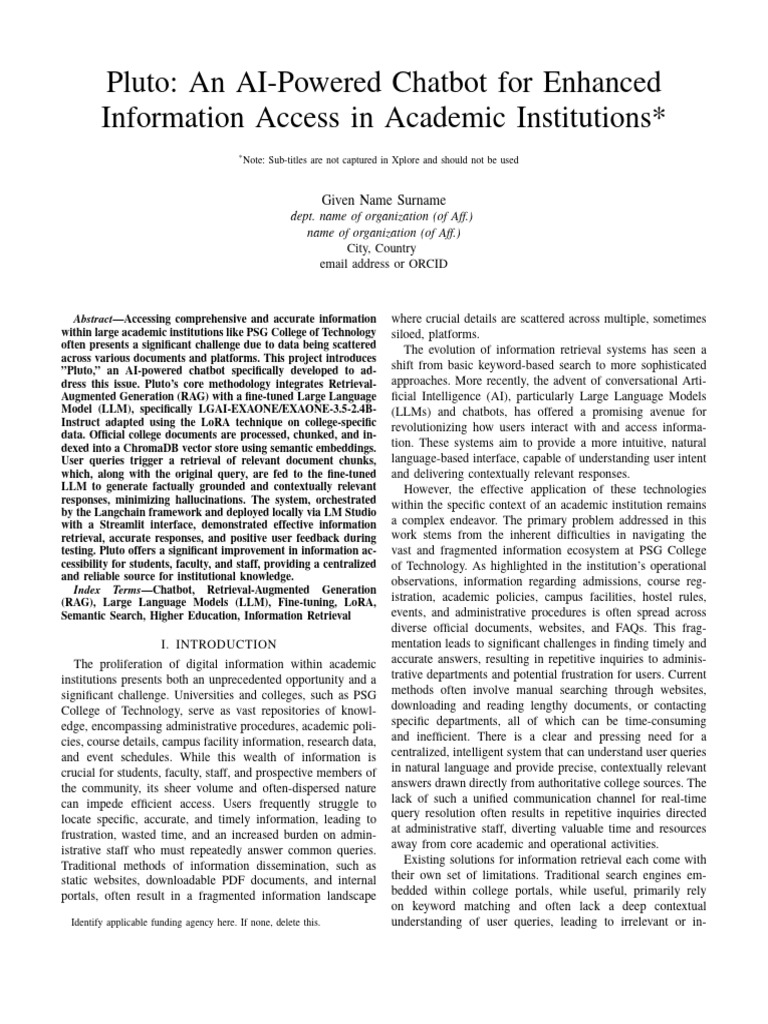 IEEE Conference Template | PDF | Computing | Information Science