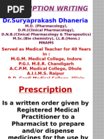 Sample Medical Prescription Format | PDF