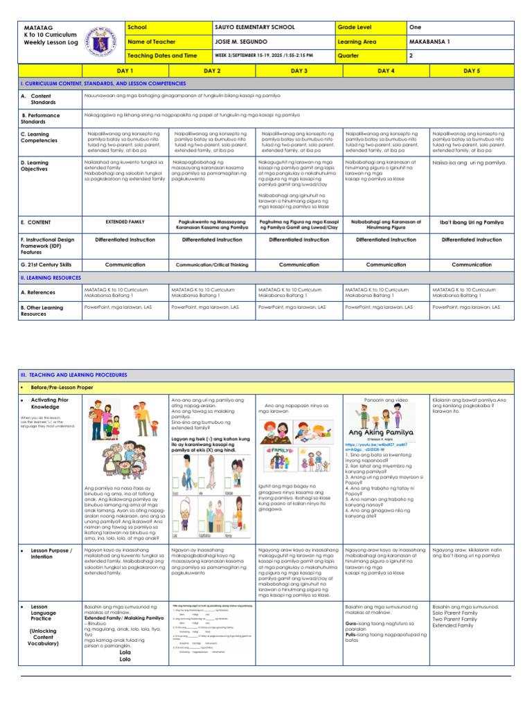 Makabansa Q2 W3 DLL | PDF