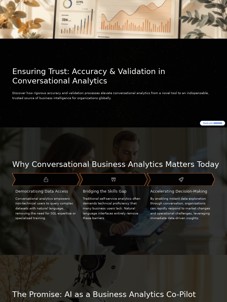 Ensuring Trust Accuracy and Validation in Conversational Analytics ...