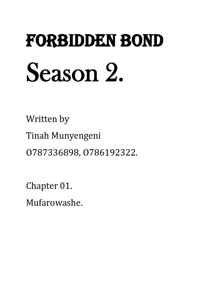 Forbidden Bond | PDF