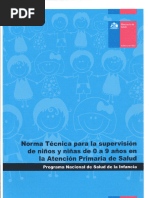 Supervisión Infantil en APS Chile | PDF | Cuidado de la salud | Medicina
