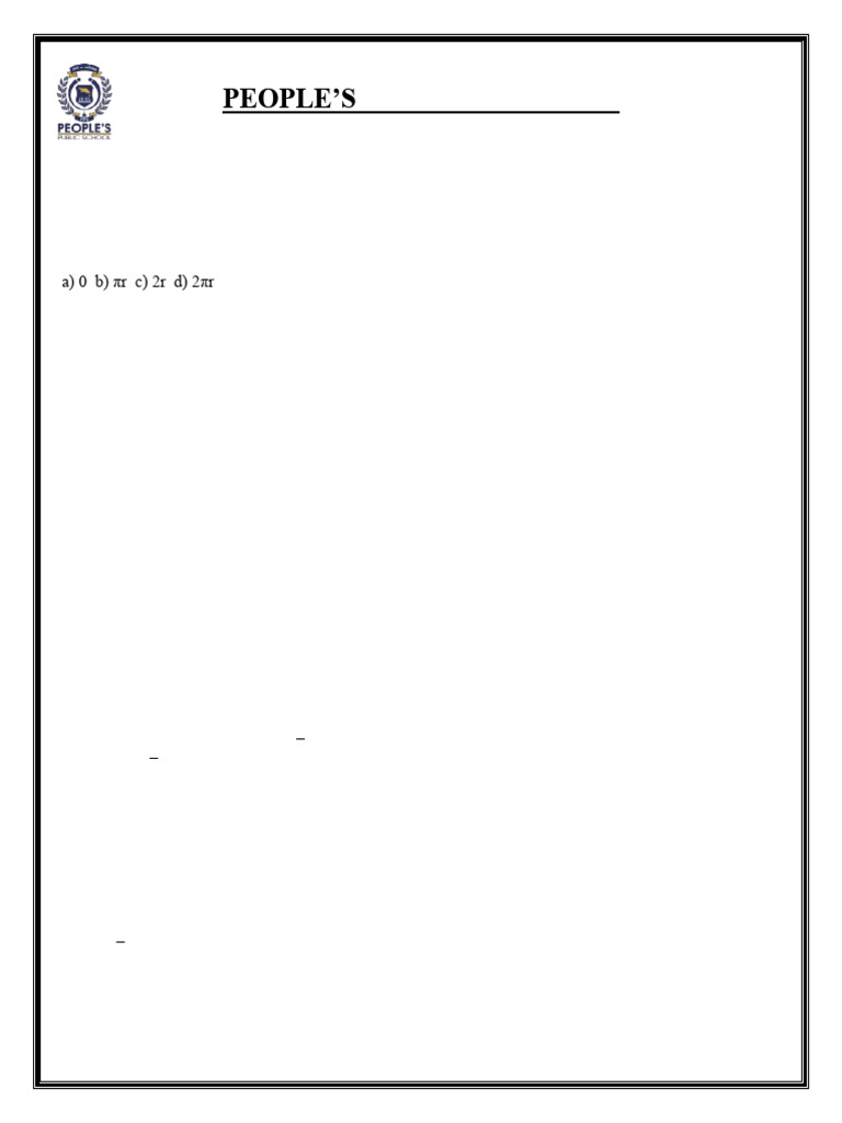 Class 9 Physics Worksheet | PDF | Force | Acceleration