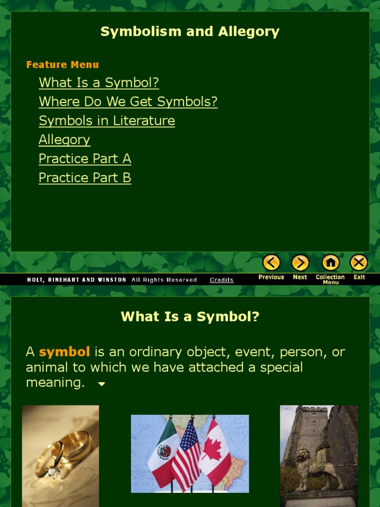 Symbol and Allegory | PDF | Allegory | Symbols