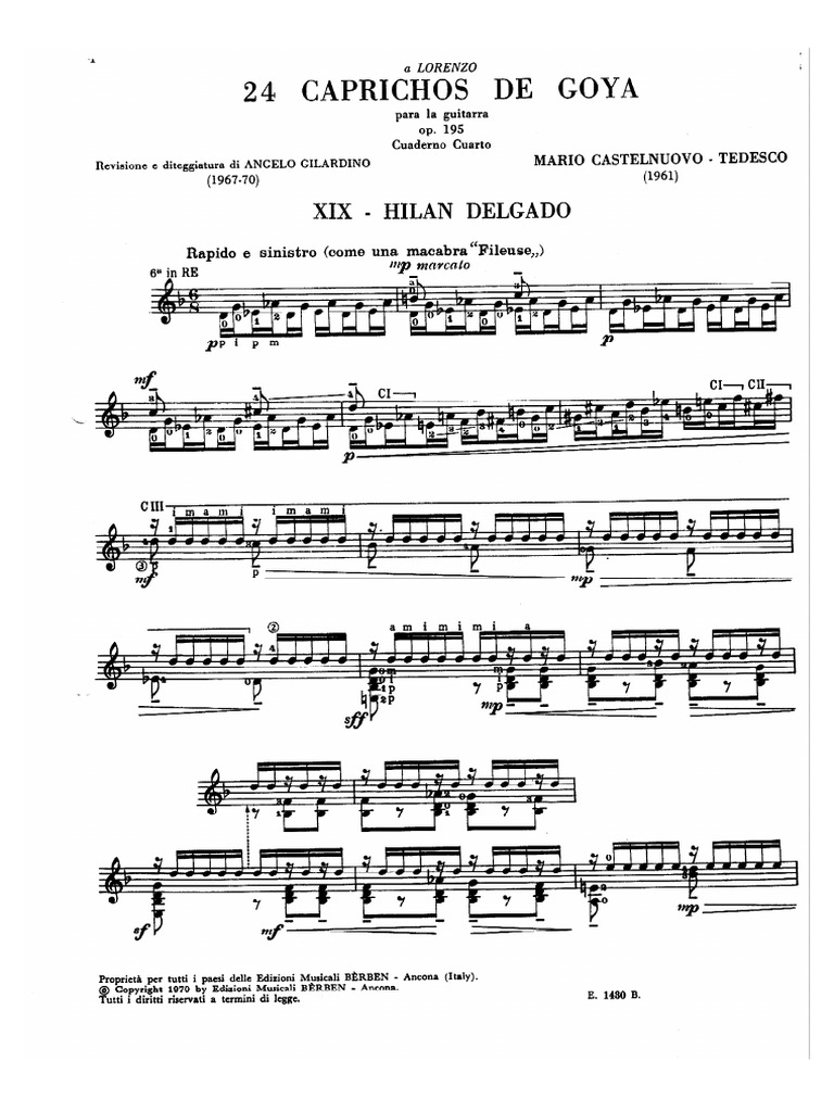 Hilan Delgado: Capricho de Goya 19 MCT | PDF