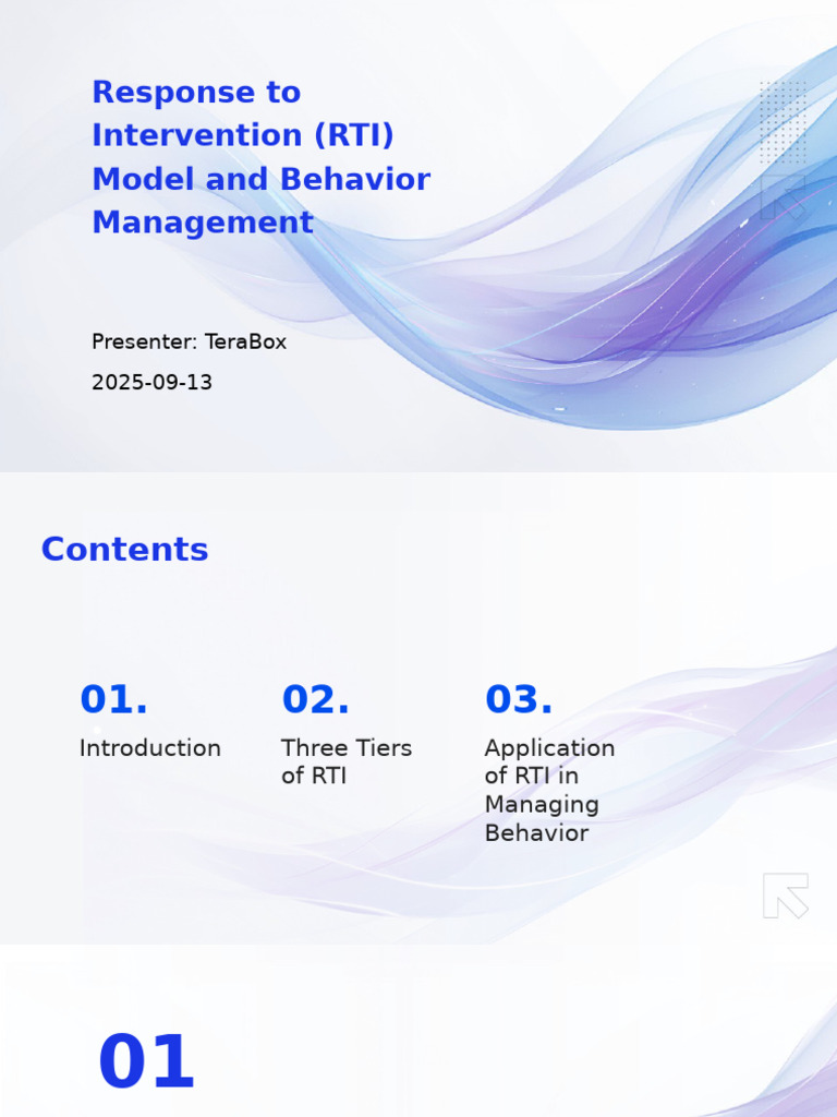 A. Response To Intervention RTI Model and Behavior Management | PDF ...