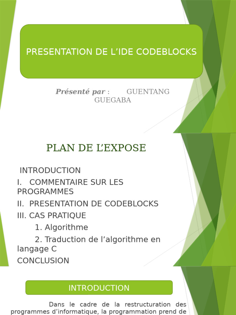 Utilisation de l'IDE CodeBlocks | PDF | Environnement de développement | Programme informatique