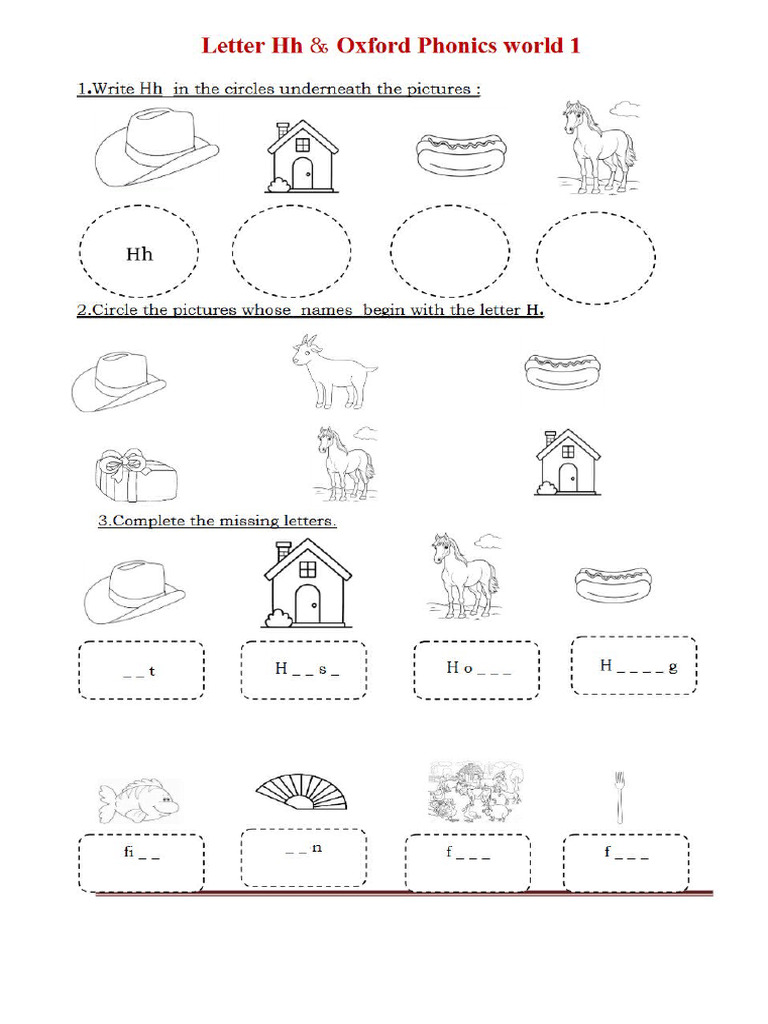 Letter H | PDF