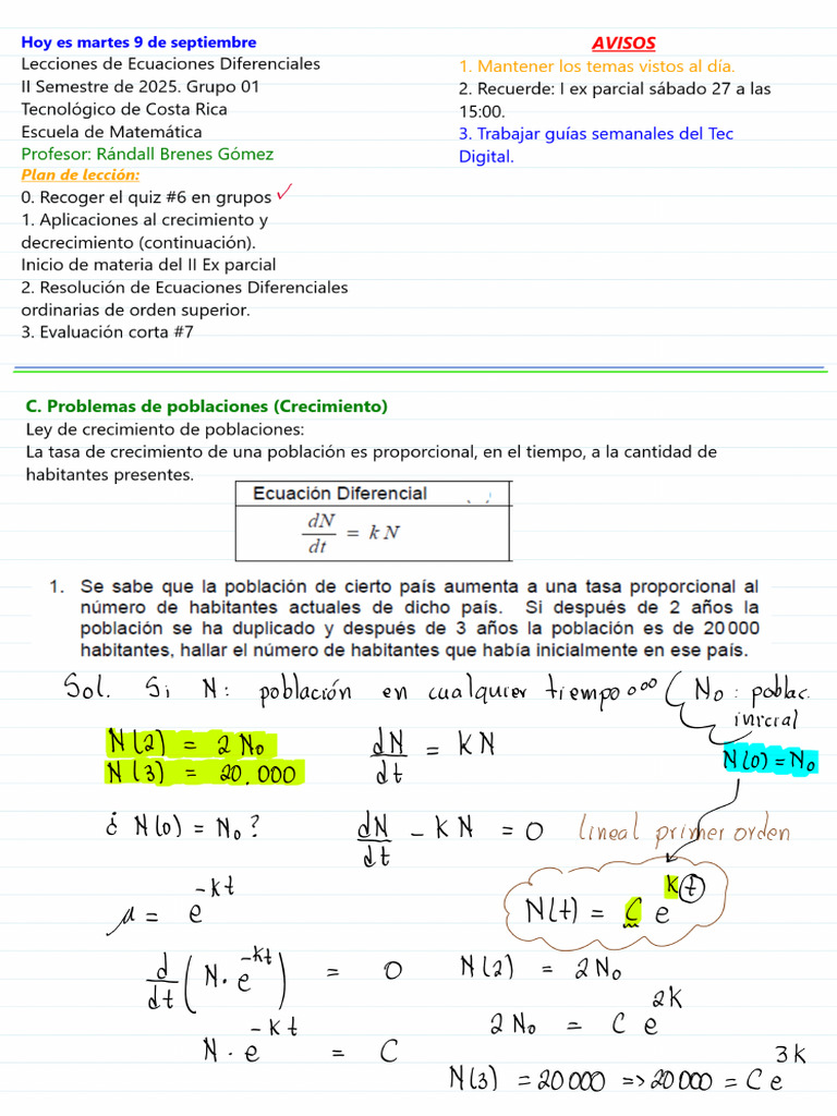 Lecc #11 ED II-25 GR 01 K 9 Sept Fin Mat I Ex P e Inicio Mat II ExP | PDF