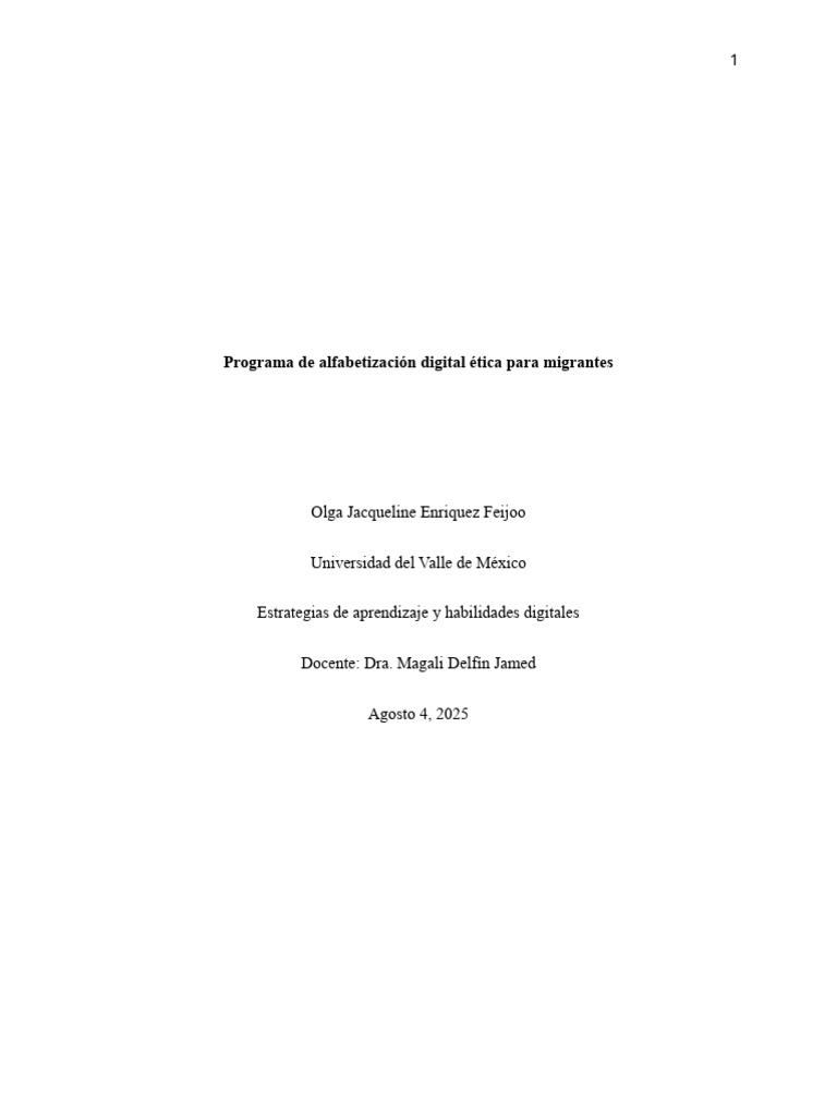 Tarea Uvm | PDF | Comunidad | Migración humana