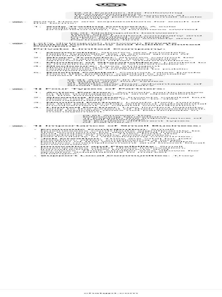 Business Concepts Explained | PDF