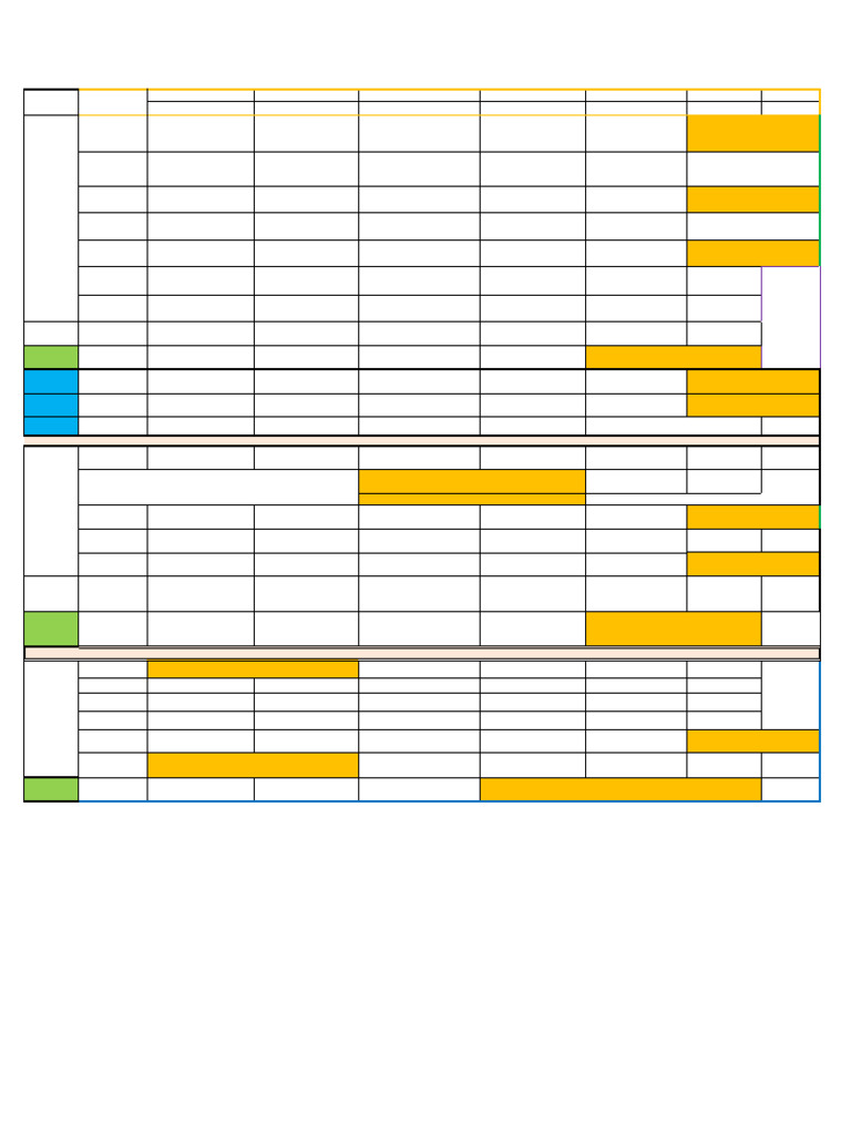 2025-26 Time Table for Arts & Commerce | PDF