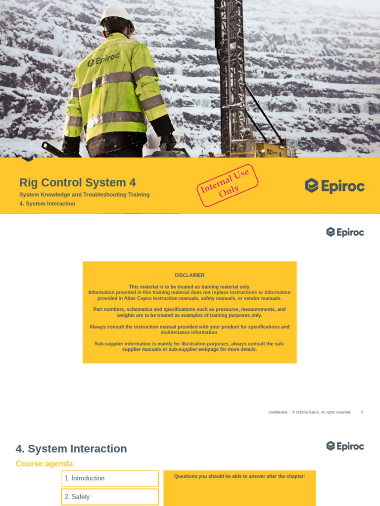 04 System Interaction - Epiroc | PDF | Electrical Connector | Machines