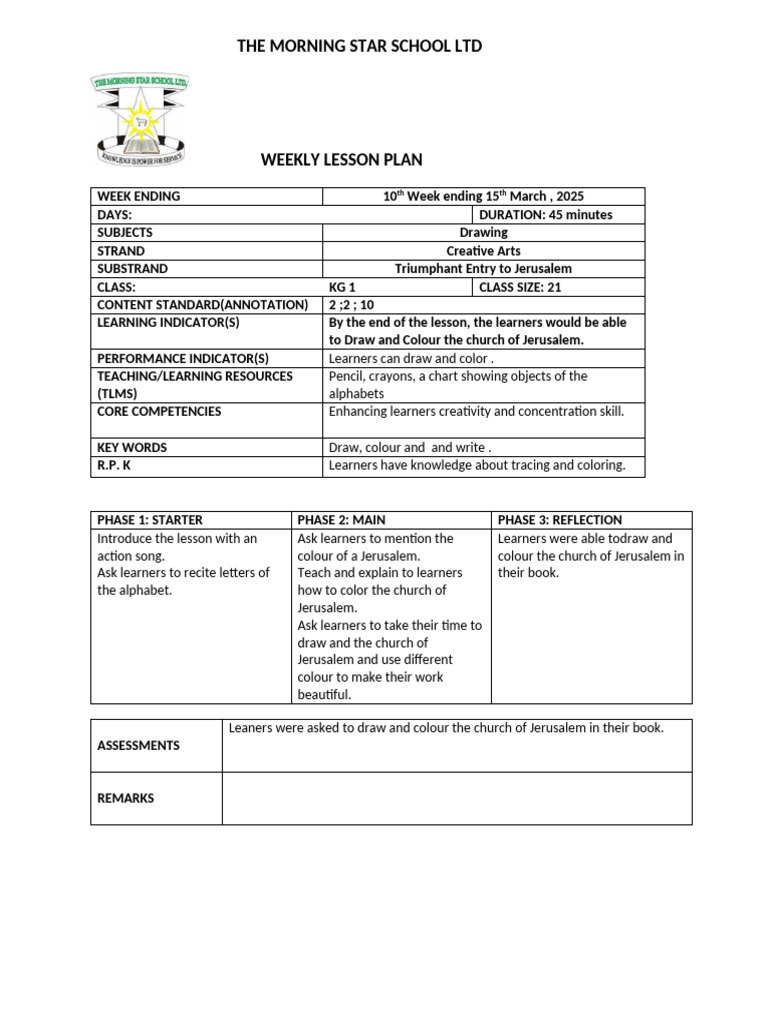 10th Week Drawing 2025s | PDF