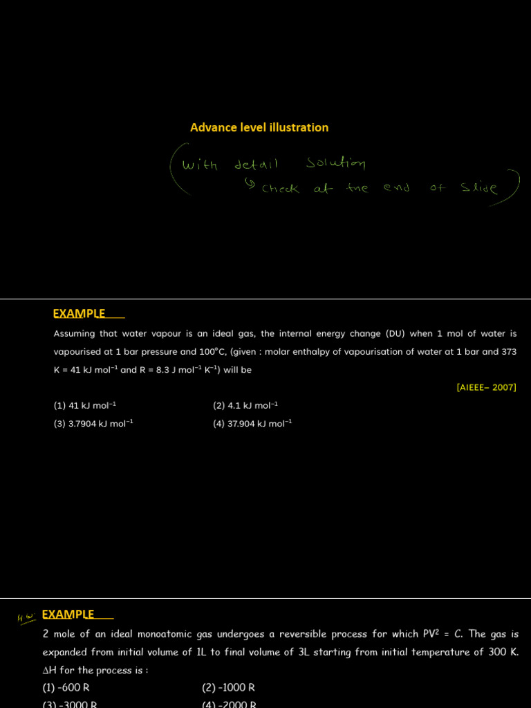 Isothermal Expansion of Ideal Gas | PDF | Classical Mechanics ...