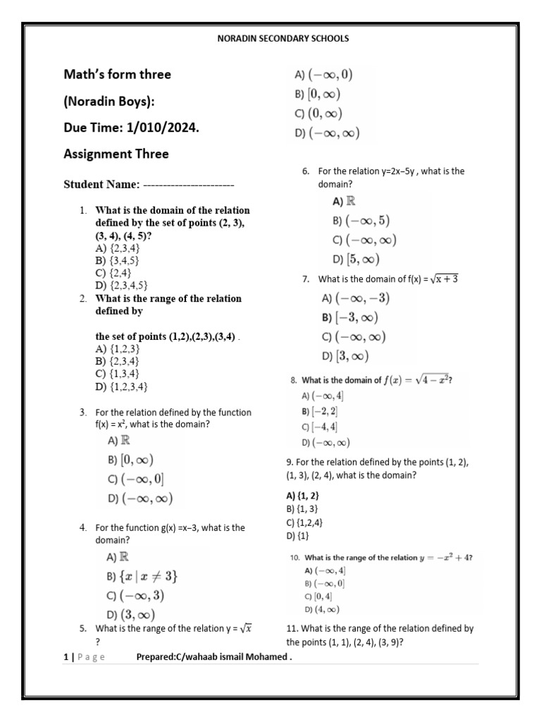 Relations Assignment. | PDF | Chess Theory | Chess