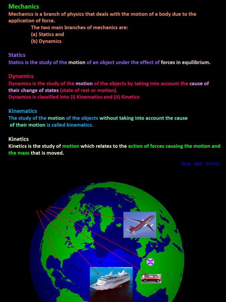 Understanding Mechanics: Motion and Forces | PDF | Velocity | Speed