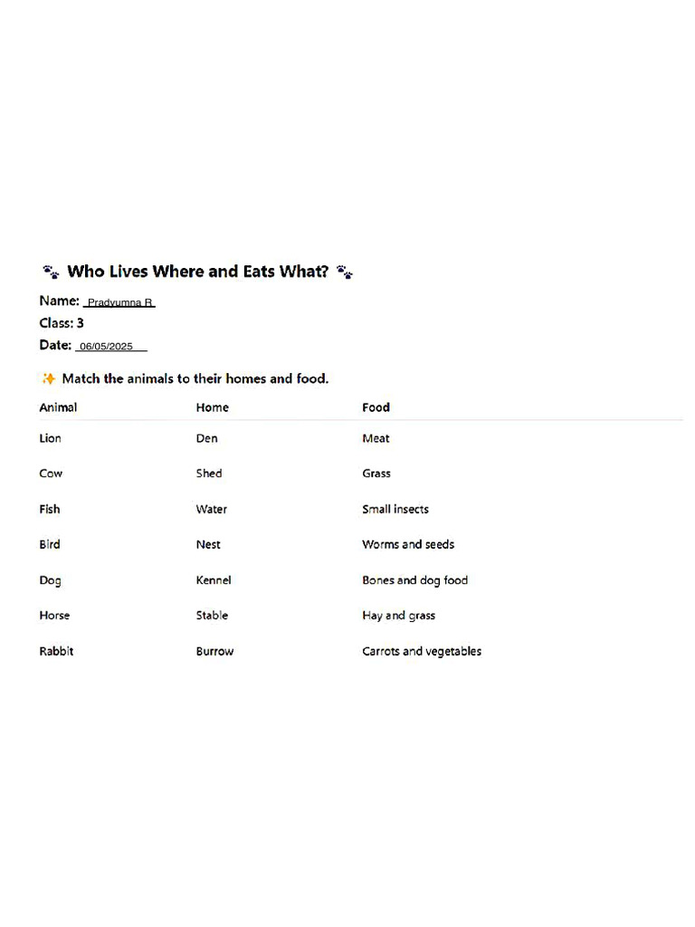 Science Worksheet (5) 2 | PDF