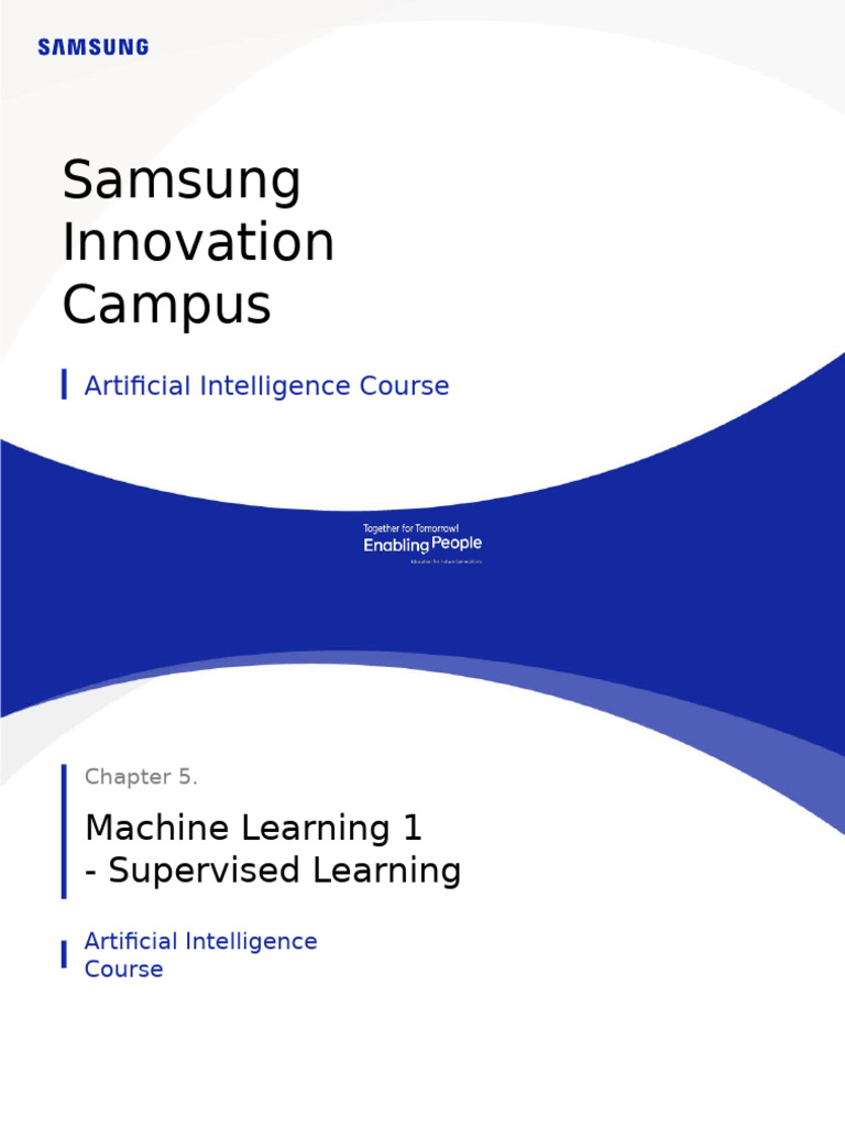 Supervised Learning in Machine Learning | PDF | Machine Learning | Cross Validation (Statistics)