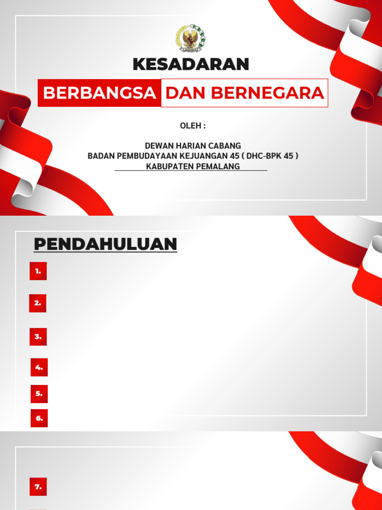 Materi 1 - Kesadaran Berbangsa&Bernegara | PDF