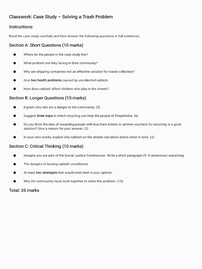 Grade 7 LO Classwork | PDF