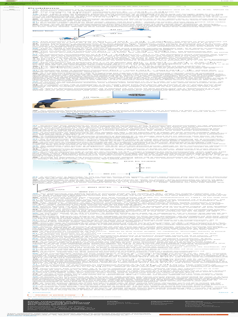 Ch. 4 Problems - University Physics Volume 1 OpenStax | PDF | Acceleration | Rotation