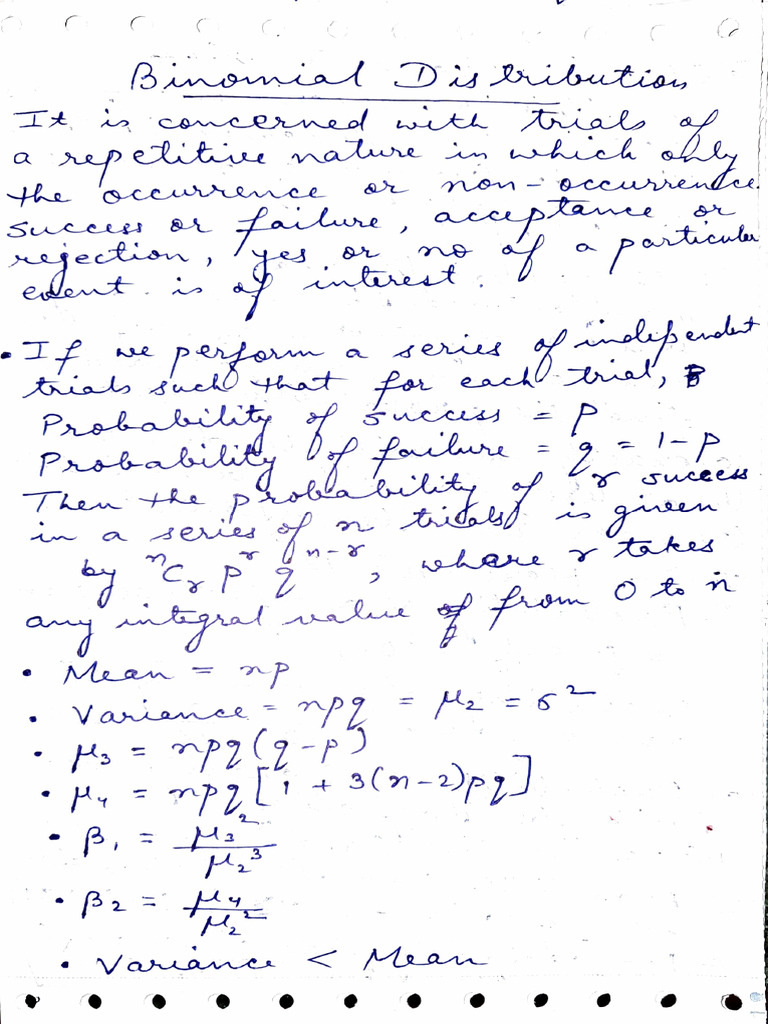Binomial & Poisson Distribution | PDF