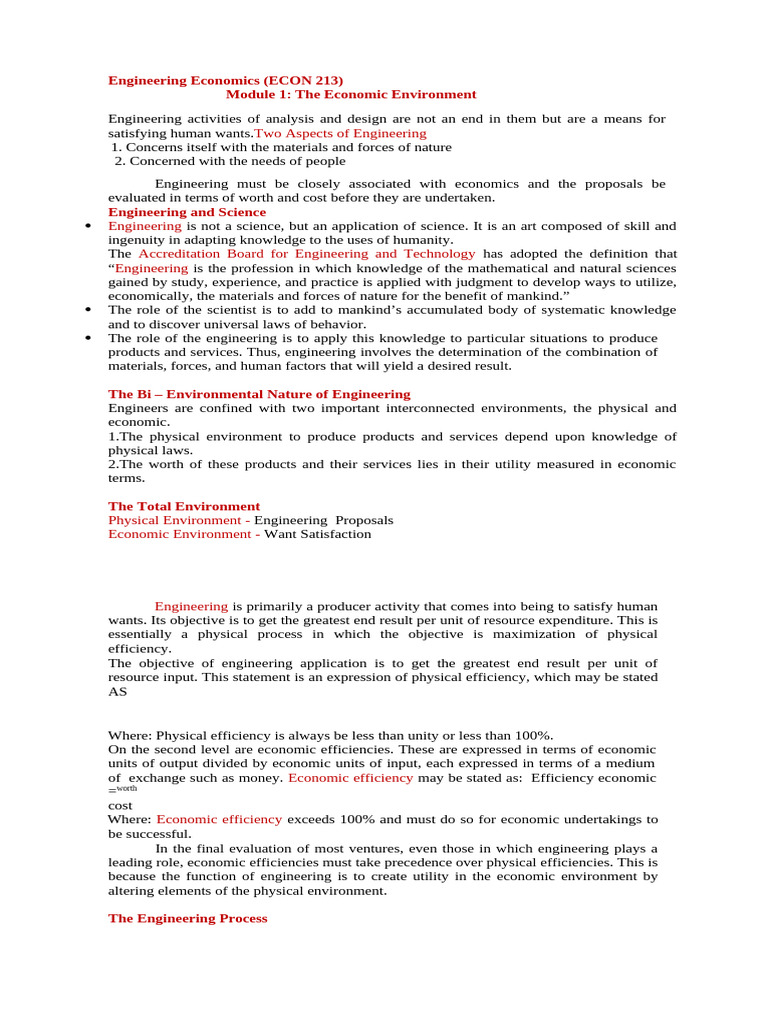 Engineering Economics | PDF | Demand | Supply (Economics)