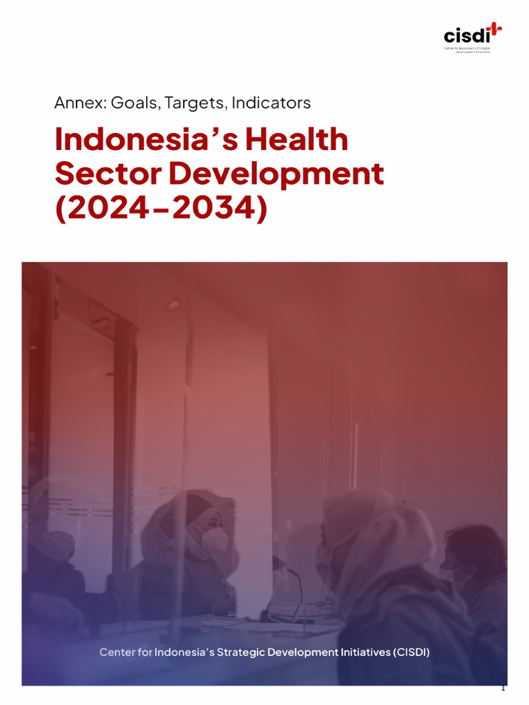 Indonesia Health Sector Goals 2024-2034 | PDF | Government Spending | Taxes