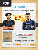 Class 12 History ch-3 Notes | PDF | Family | Caste