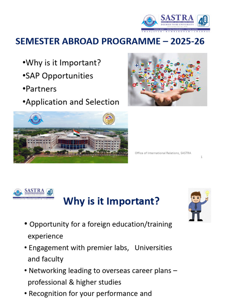 SAP 2026 - Sakura - Orientation - 25.08.2025 | PDF | Academia | Higher ...
