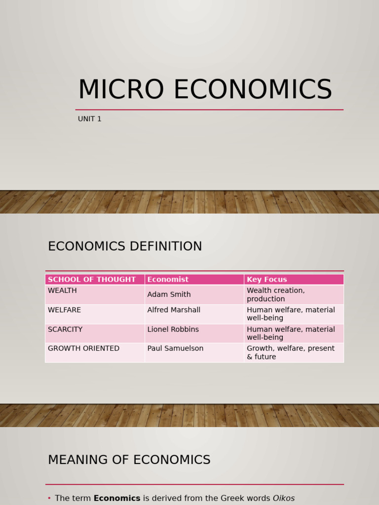 Introduction to Microeconomics Concepts | PDF | Economics | Market ...