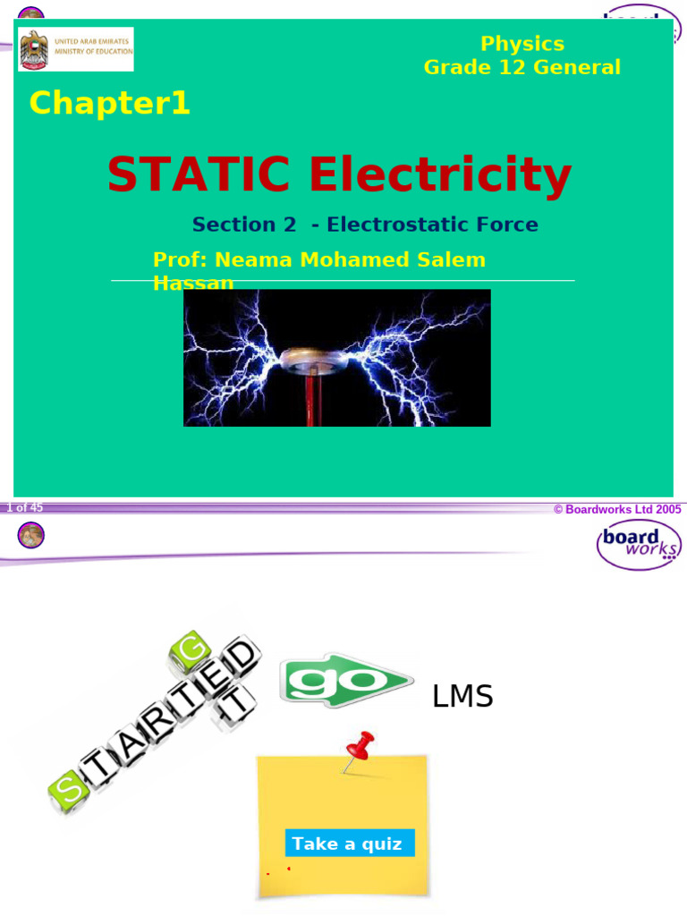 Neama 12 G Electricity - Static Electricity Part 2 | PDF | Electricity ...