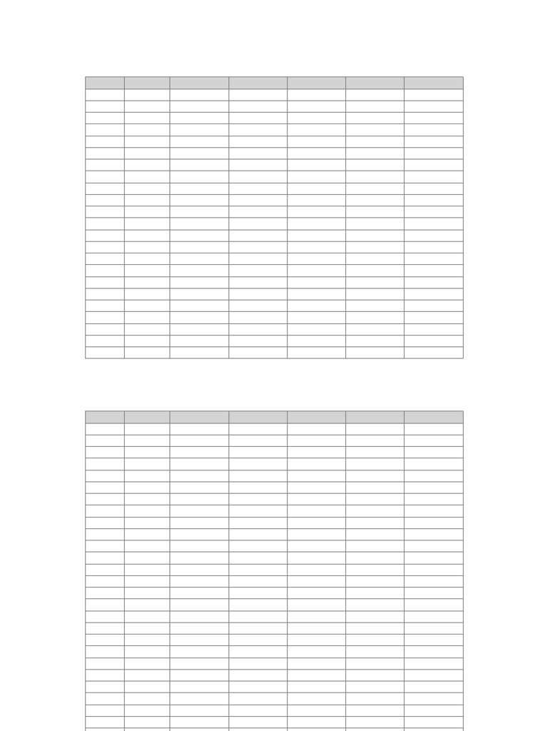 50 Day Tracking Chart | PDF